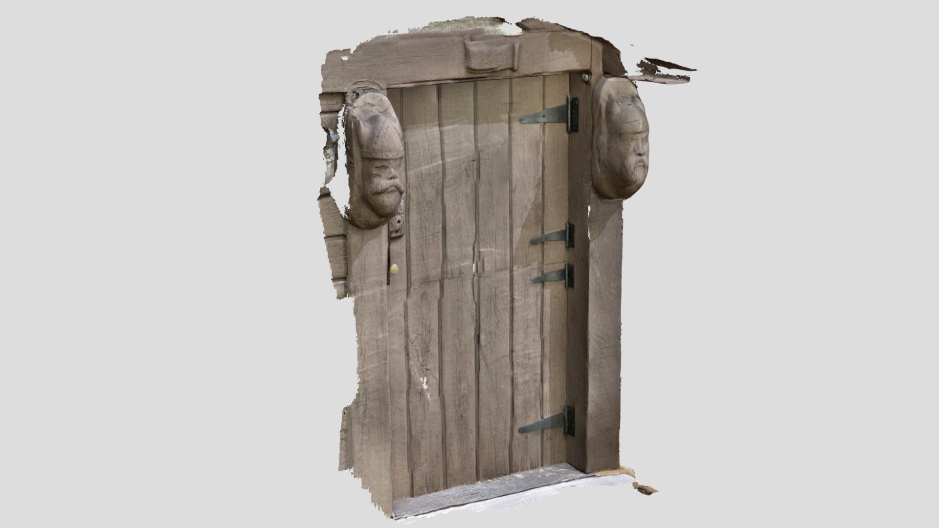 Ornate Viking Door - Download Free 3D model by Mikko Haapoja (@mikkoh ...