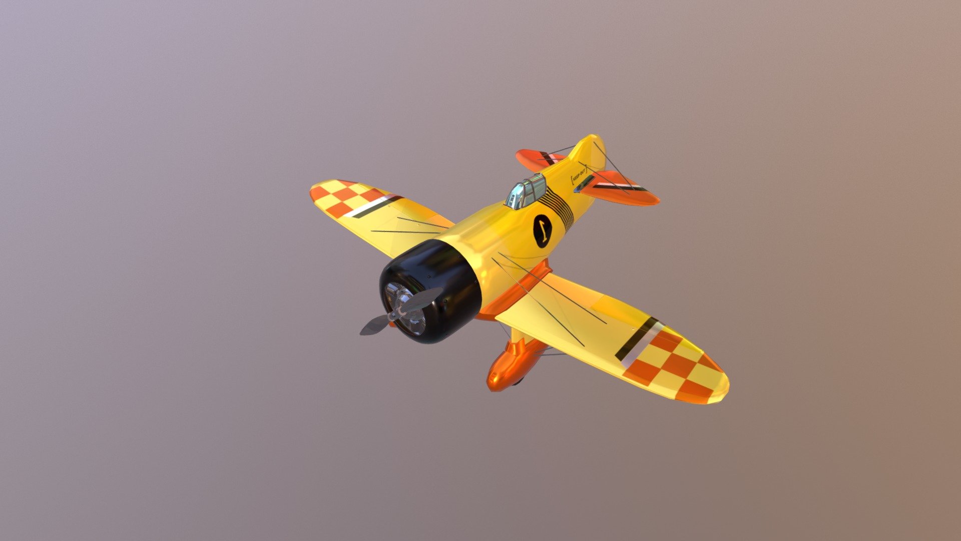 GeeBee Carla Graffeo - 3D model by Kharlla_Graph [742bdd2] - Sketchfab