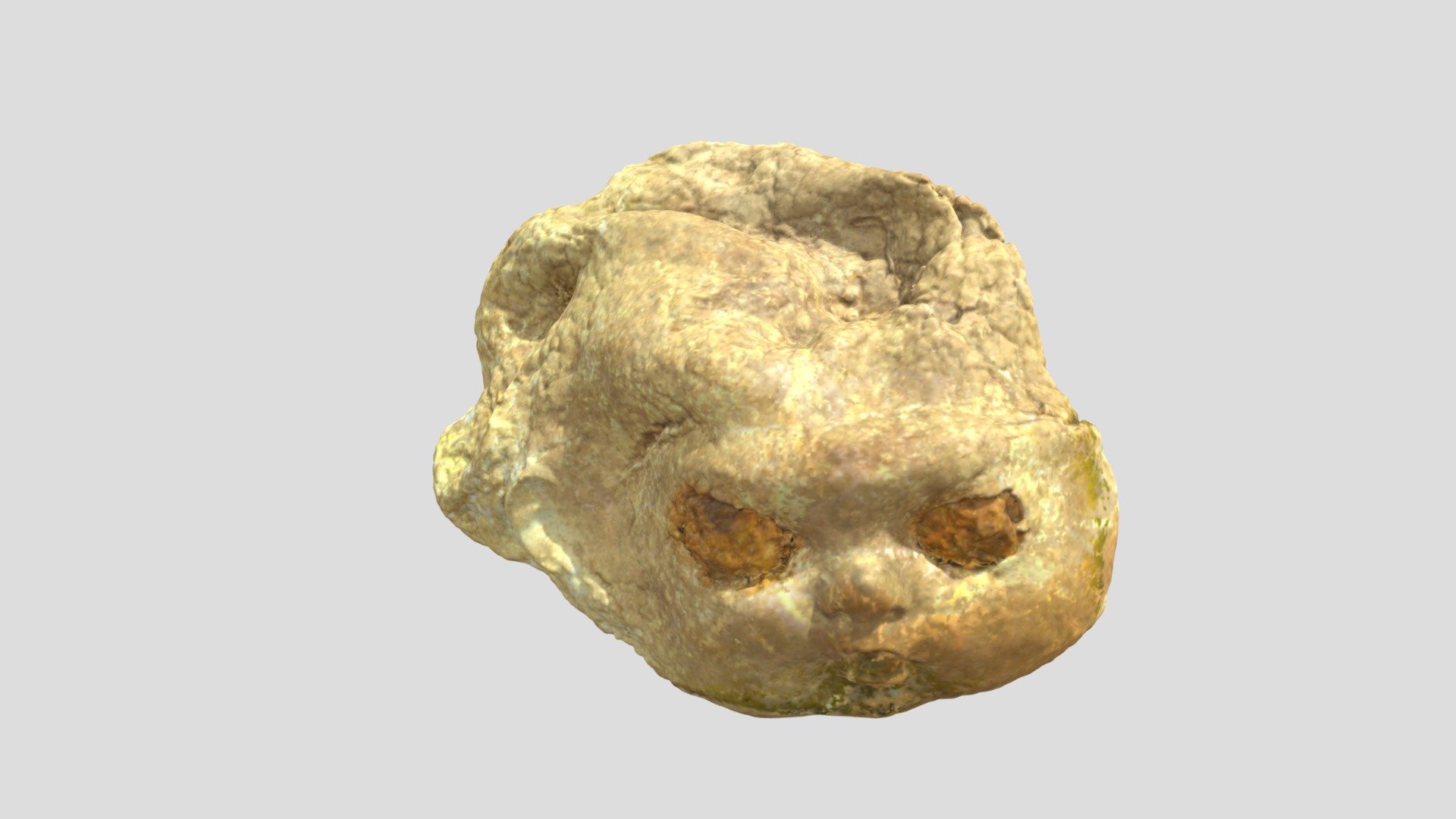 Melted Doll Face (VCU_3D_6615) - 3D model by Virtual Curation Lab ...