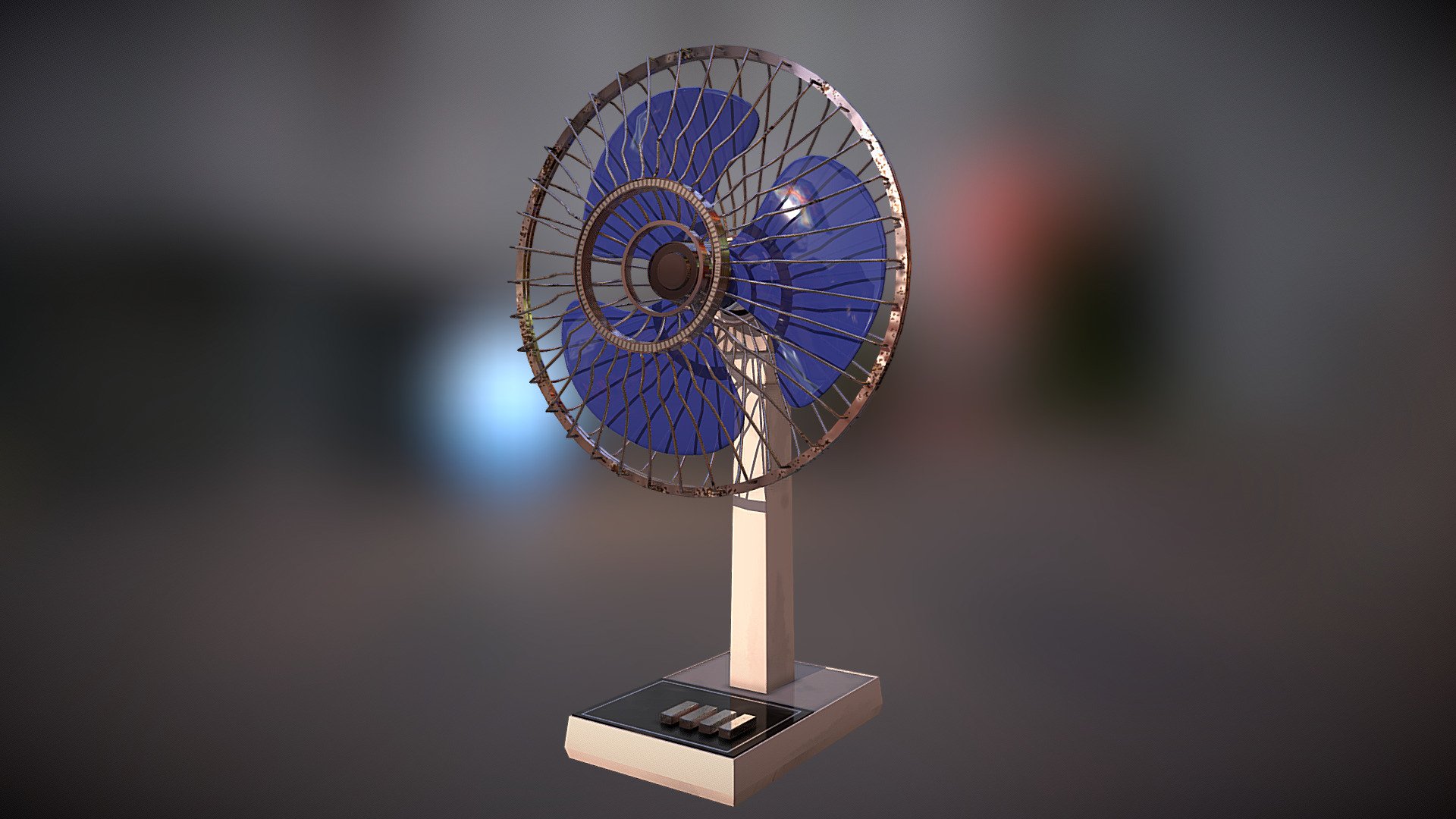 old broken fan - Download Free 3D model by CG_alone (@3d_alone ...