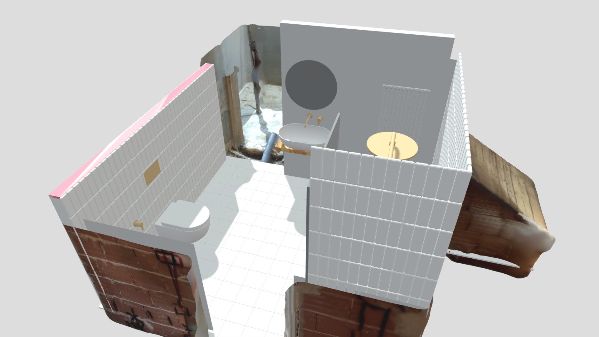 bagno grande - 3D model by danielerossiarchitetto [742c6c8] - Sketchfab