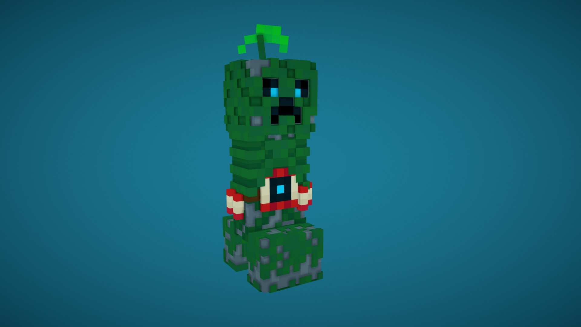 Creeper re-Skin - 3D model by Memetheew [742e914] - Sketchfab