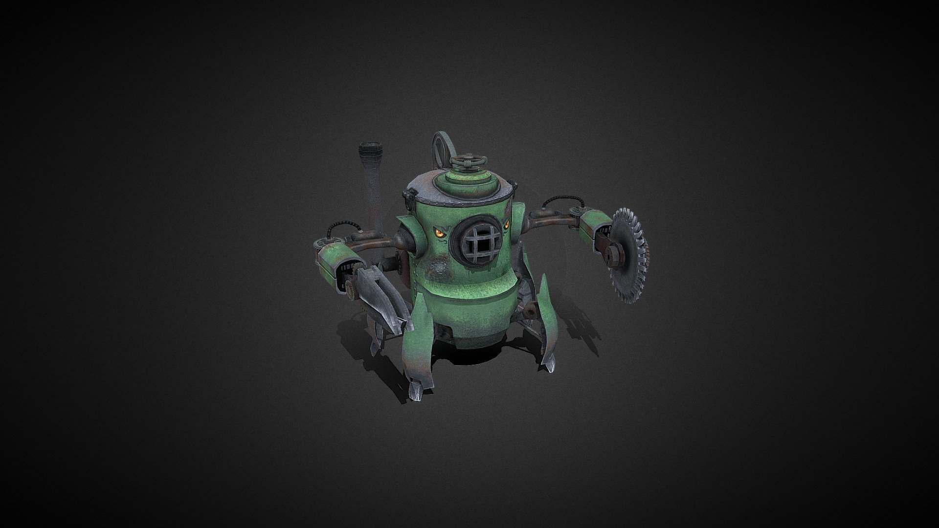 barrel _robots - 3D model by maksimpetrik [74301f1] - Sketchfab