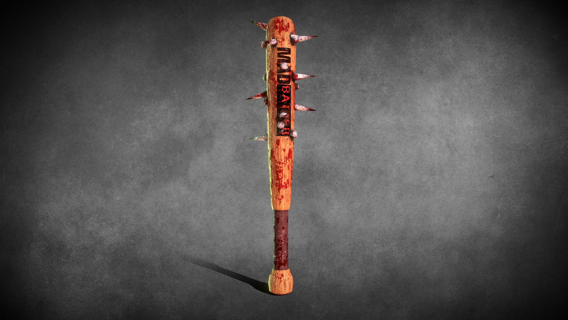 MADBatter: Realistic Spiked Bat Weapon - Buy Royalty Free 3D model by ...