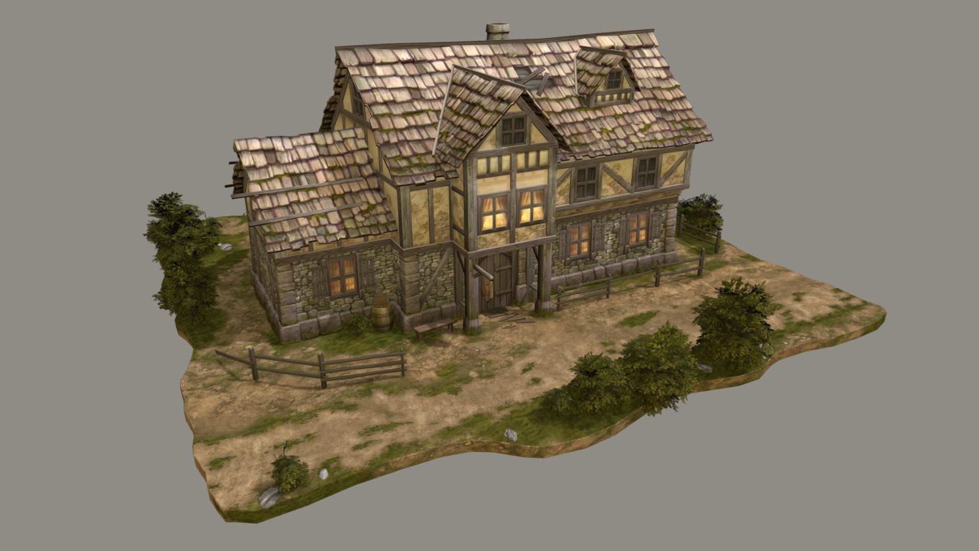tavern_building - 3D model by photonman (@photonman44) [74318e1 ...