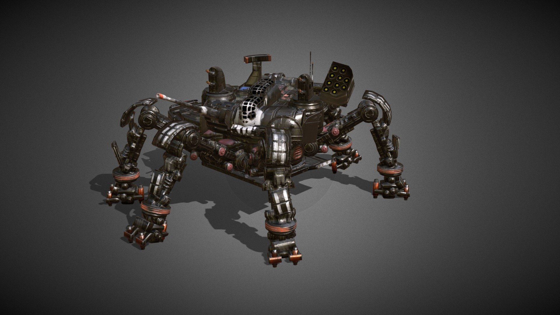 Mech - 3D model by matthewmontford [74318ff] - Sketchfab