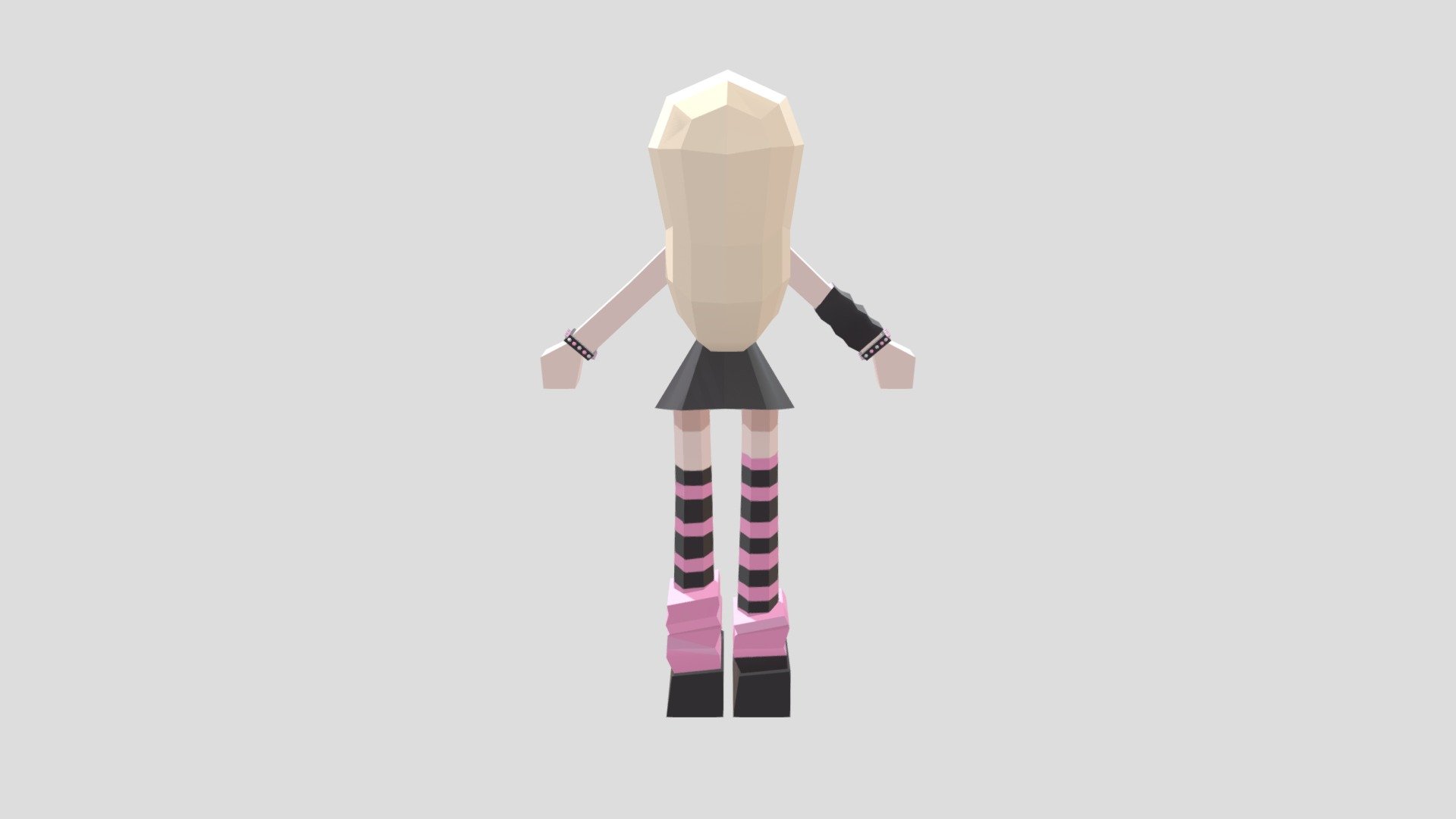 Low Poly Female Character - 3D model by ItsIchika [7436c19] - Sketchfab