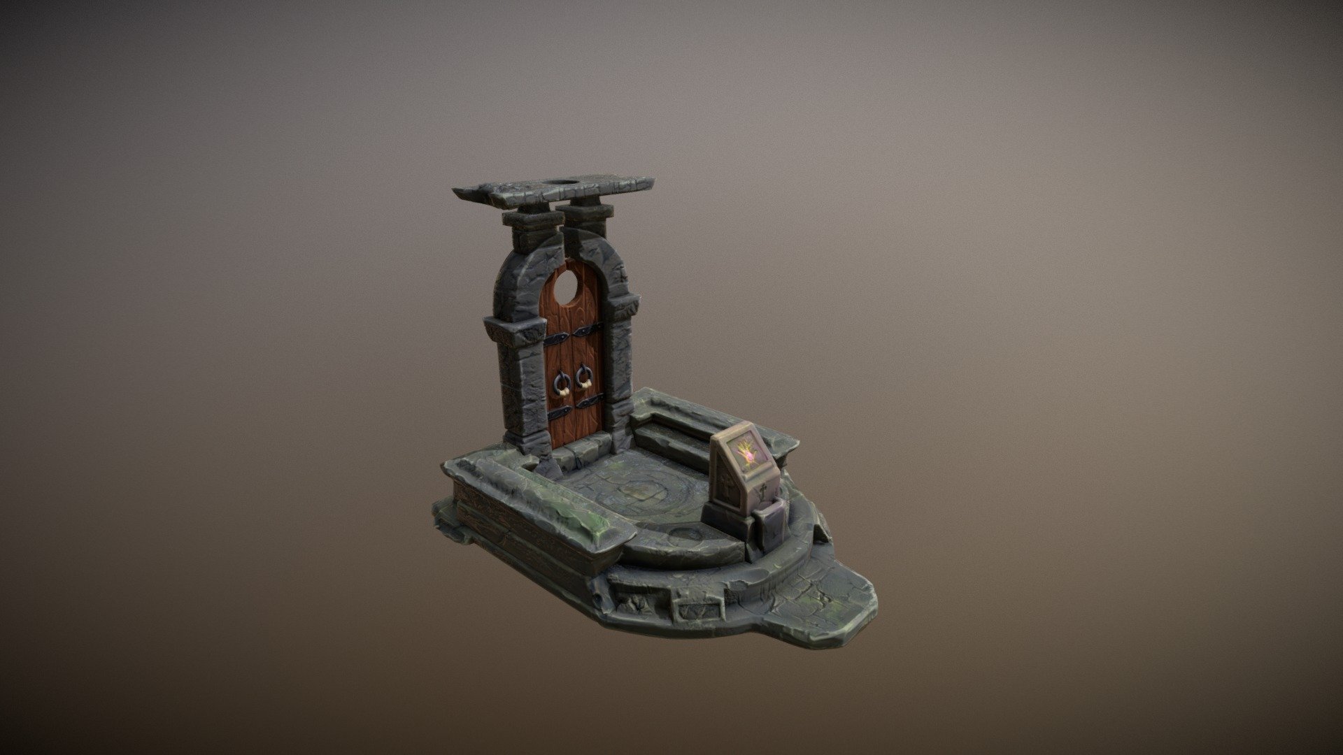 the mysterious stone gate - 3D model by Dmitry (@Manarts) [743923d ...