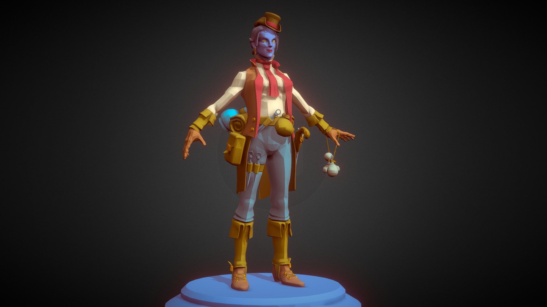 nRPG Cris - 3D model by Gunsinger [743a464] - Sketchfab