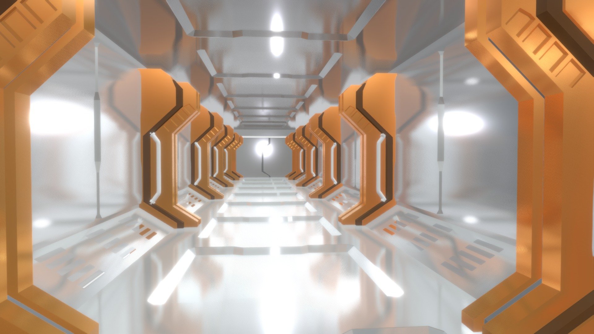 HALLWAY - Download Free 3D model by ubadaubada123 [743aea1] - Sketchfab
