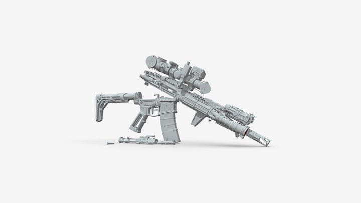 Ar15 3D models - Sketchfab