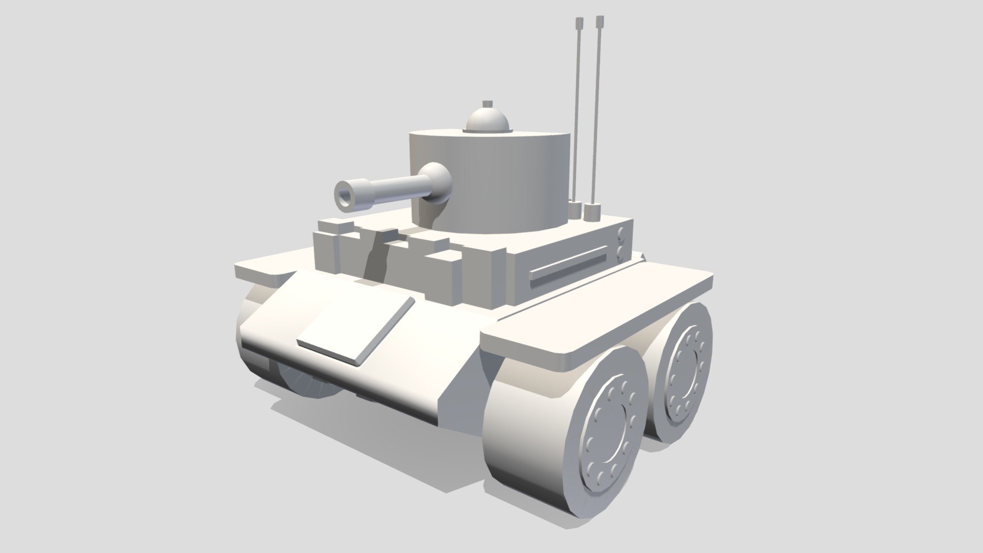 Tiny Tank - 3D model by mikee.m [743ddbd] - Sketchfab