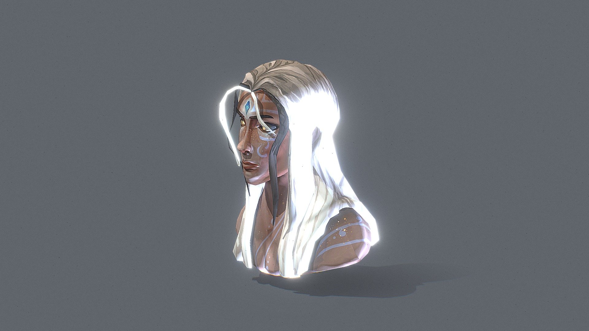 Fantasy Character Bust - Download Free 3D model by lalune (@lunequinox ...