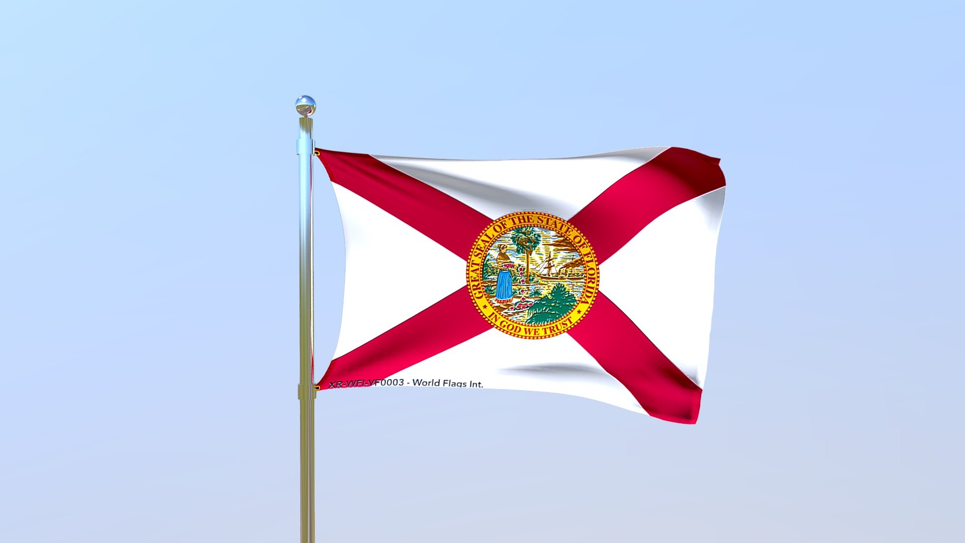 Flag Florida WFI-vf0005 - 3D model by World Flags (@worldflags ...