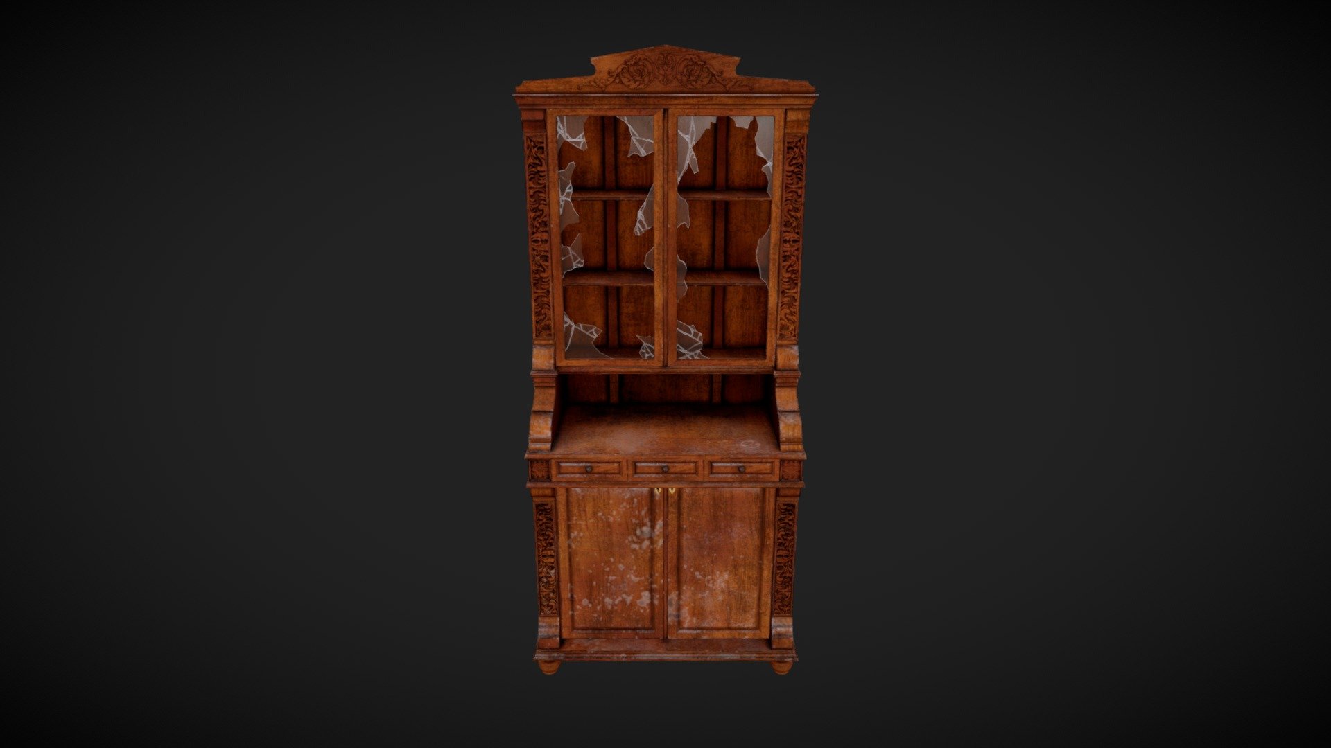 Broken Display Cabinet - 3D model by vimoween (@elviramolly) [743f439 ...