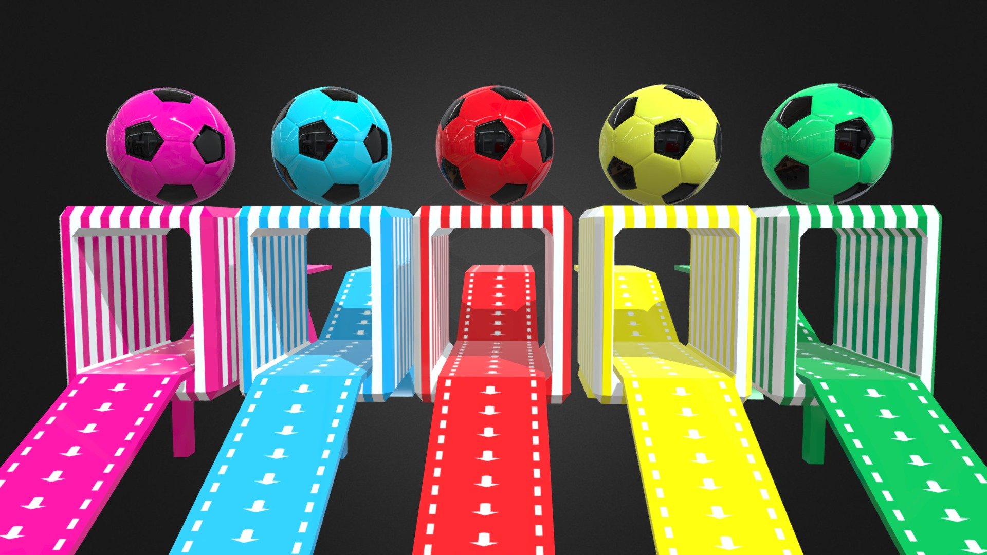 Cube Football Ramp Beamng FS22 Animation FBX - 3D model by saqlainbaig ...
