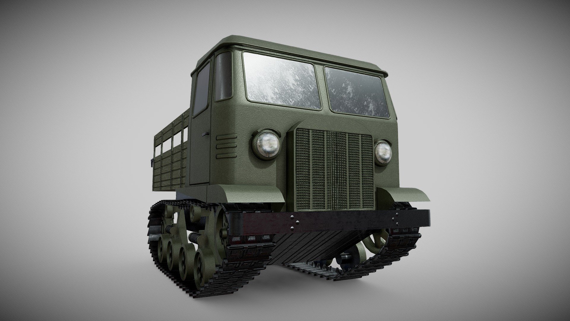 Tractor STZ-5 model 1937 - 3D model by AkSdev [7442aa1] - Sketchfab