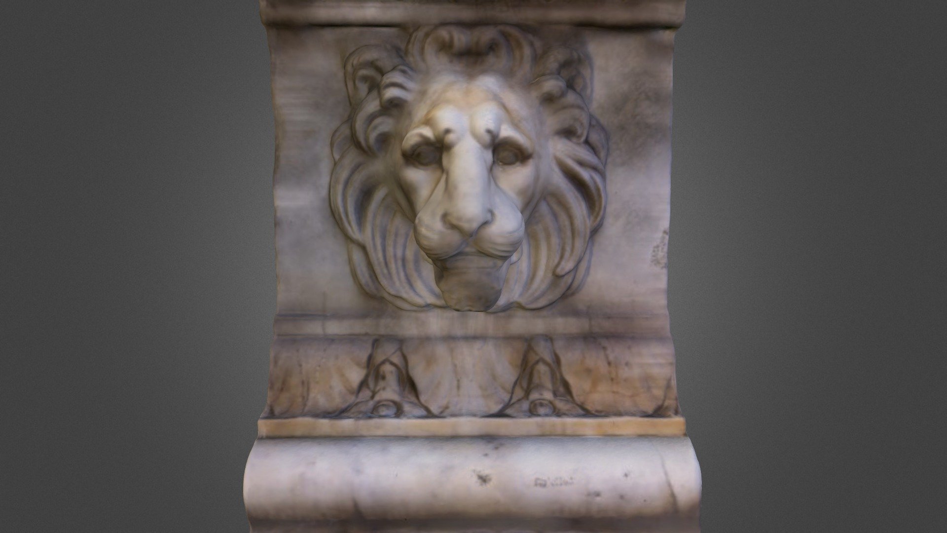 Fontaine Molière Lion - 3D model by kristifir [74444ac] - Sketchfab