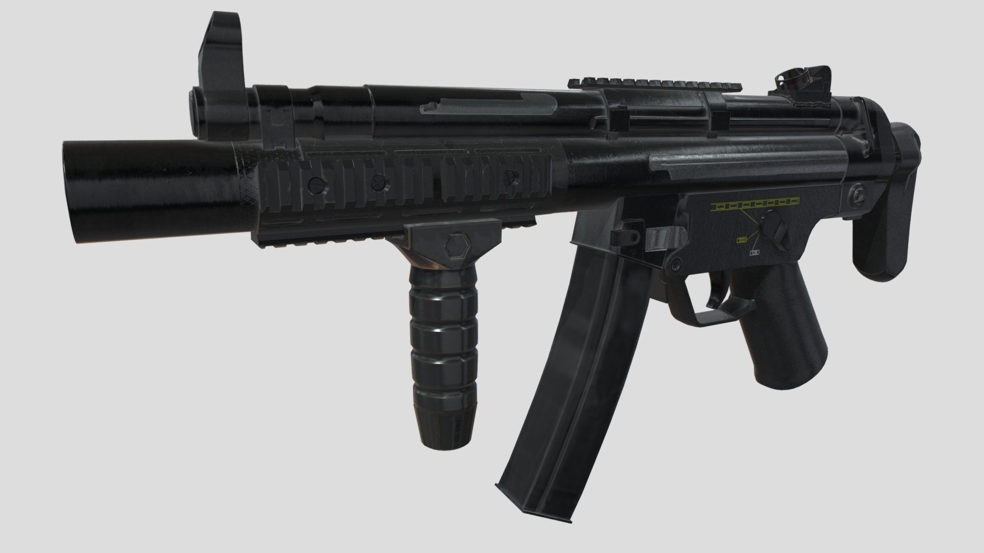 MP5 Gun - Download Free 3D model by AlexDang (@dangquytb98) [74447ea ...
