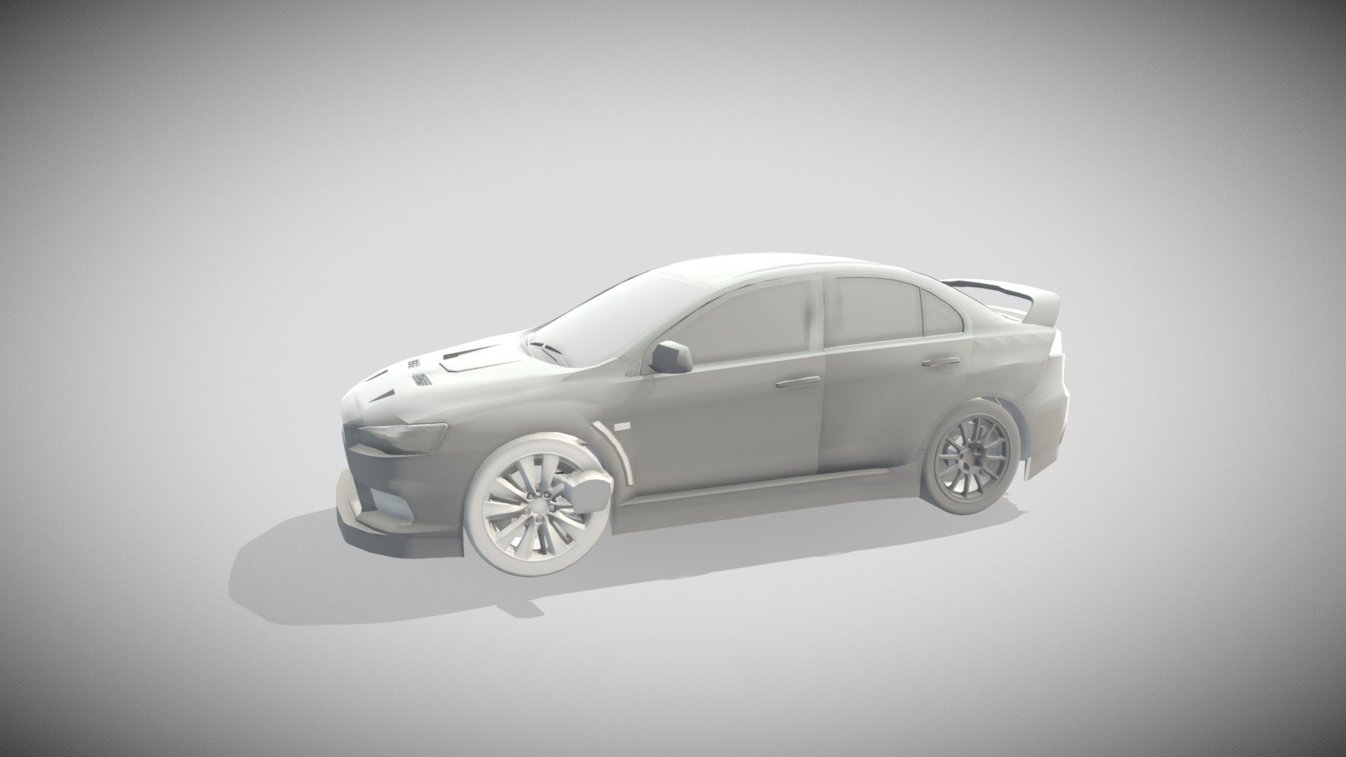 mitsubishi_lancer_evo-3_1 - 3D model by rtoip321 [7445c27] - Sketchfab