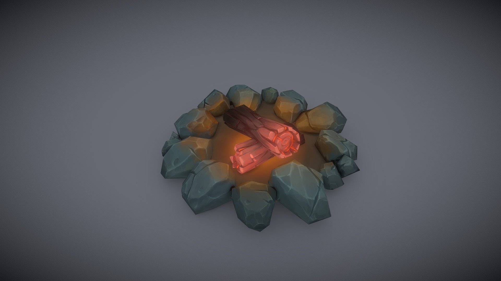 Campfire - 3D model by anoukdebruyne [74461b5] - Sketchfab