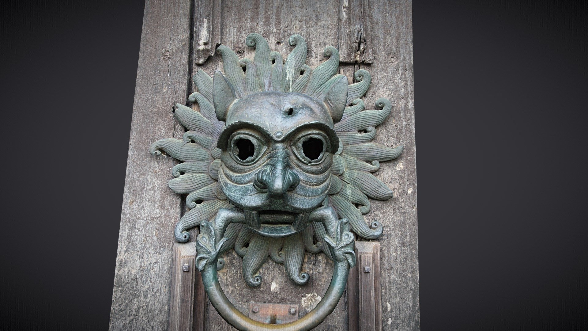 Durham Cathedral Sanctuary Knocker raw scan - Buy Royalty Free 3D model ...