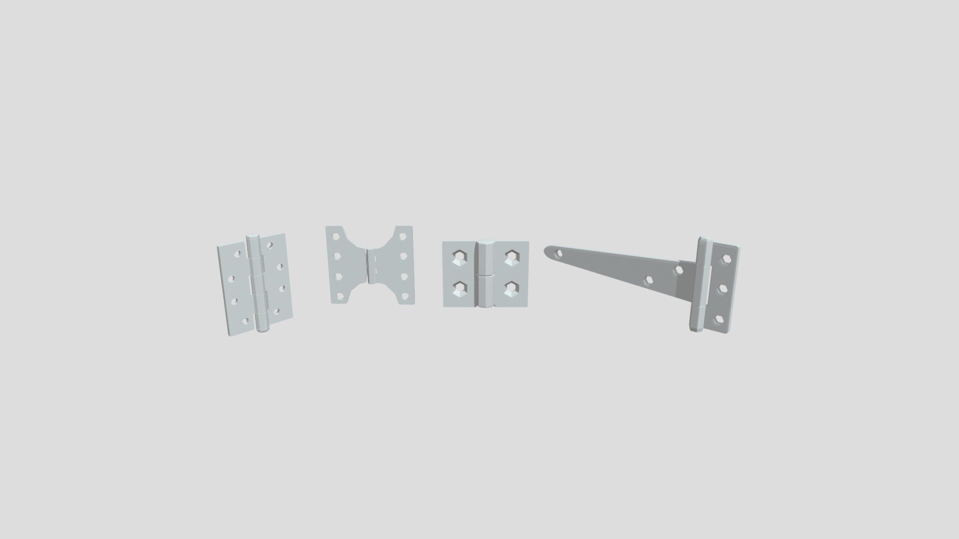 Hinges - Download Free 3D model by Tyler Stacy (@stacyt2) [7448306 ...