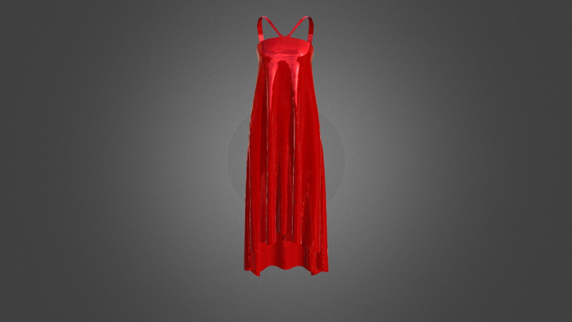 Evening Red Dress - Download Free 3D model by samsikua [744a278 ...