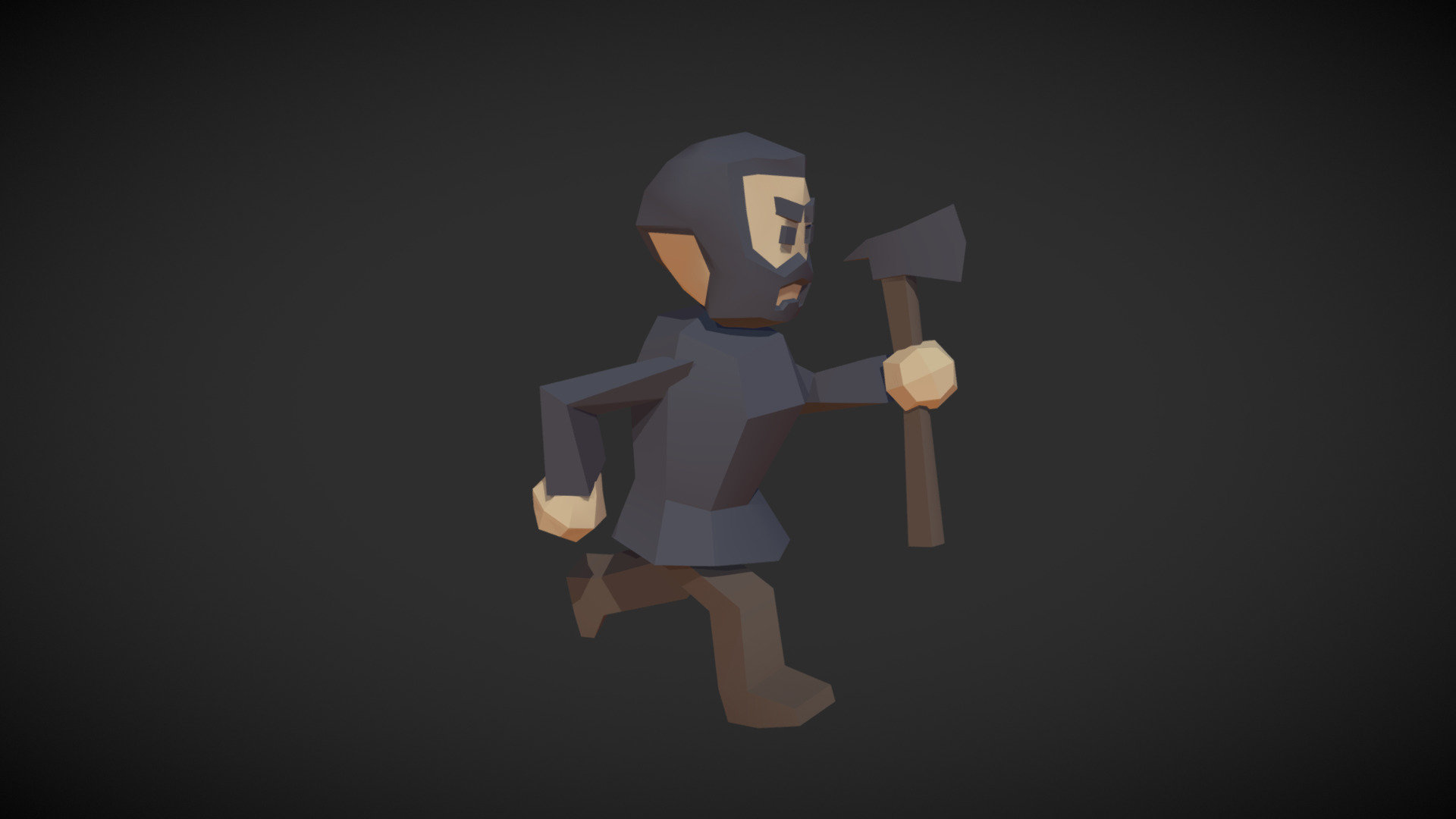 Man with ax - Download Free 3D model by VitSh [744a3be] - Sketchfab