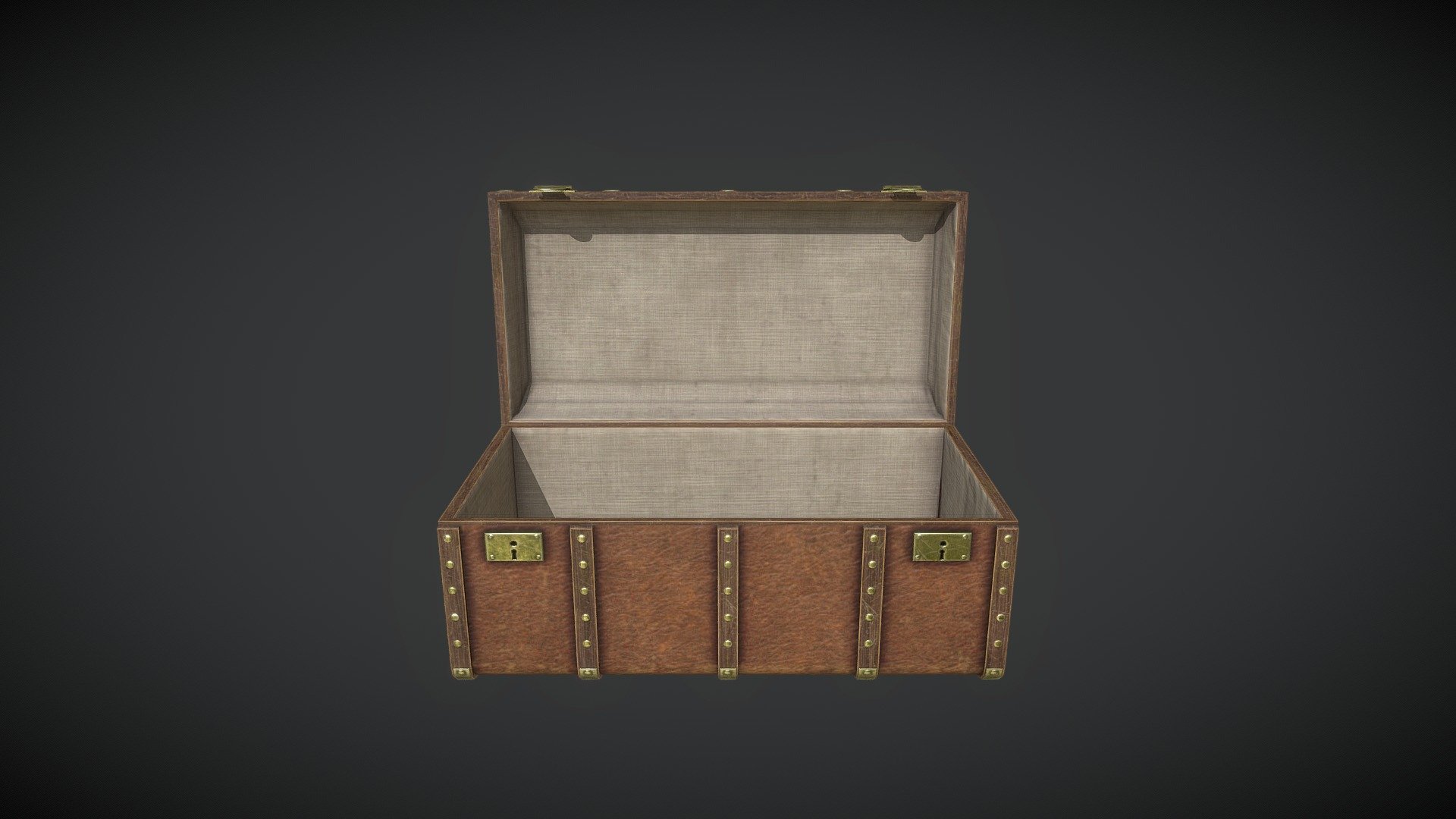 Vintage Trunk - 3D model by Doriguen [744a9c3] - Sketchfab