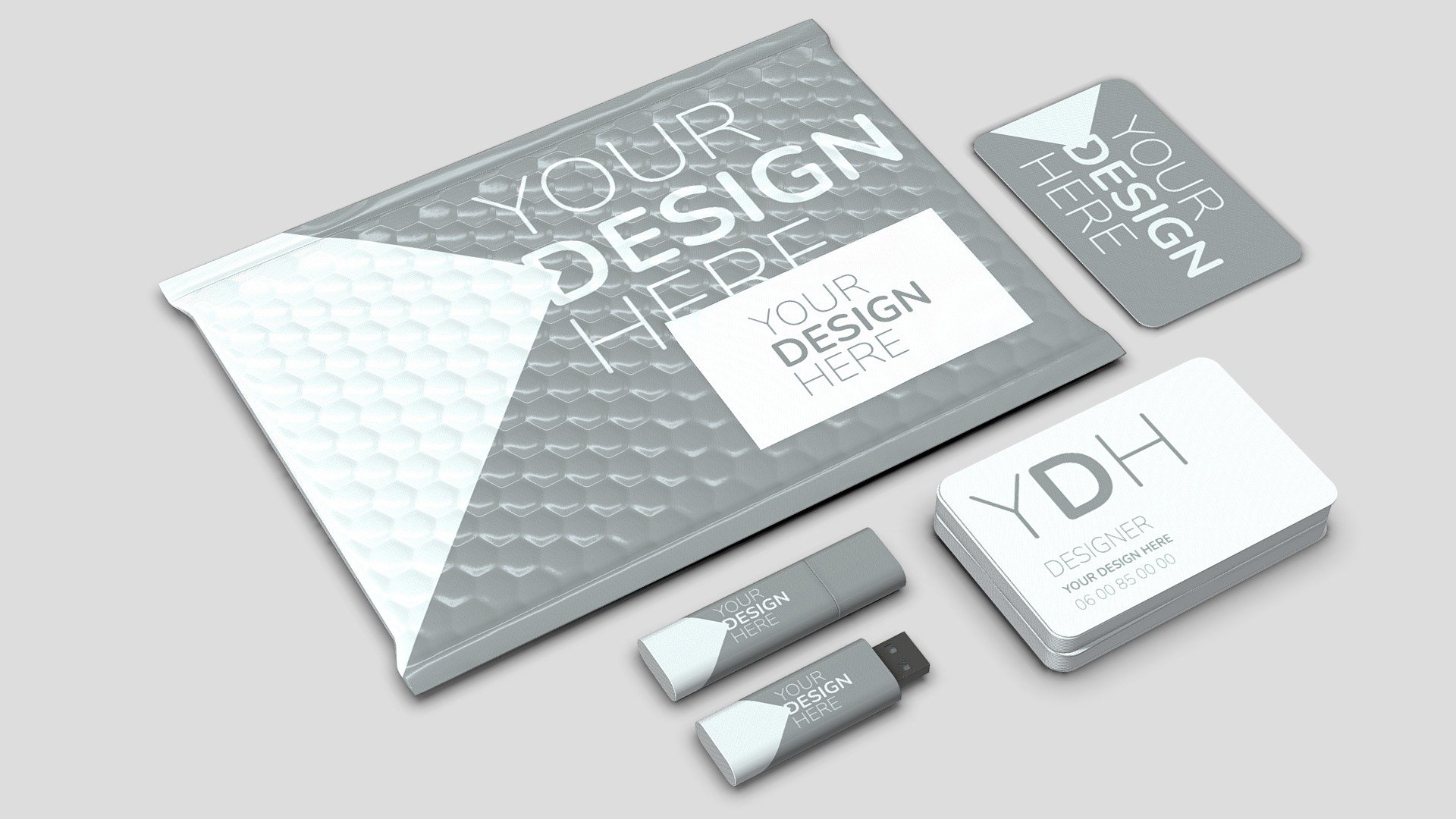 Brand Design Set - Buy Royalty Free 3D model by bretzel44 [744c0a0 ...