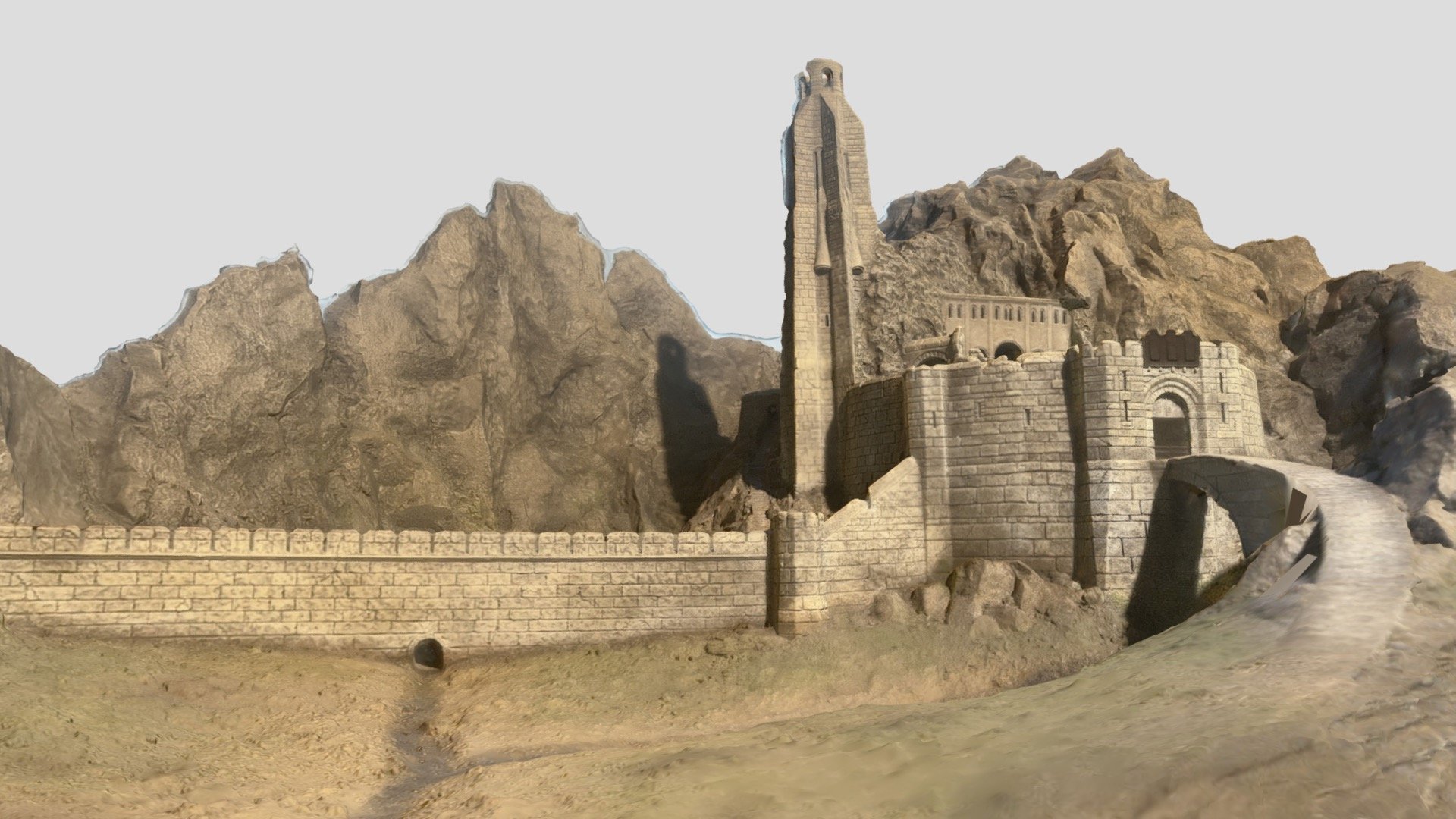 Helms Deep - Download Free 3D model by SonicFan127 [744eaf4] - Sketchfab