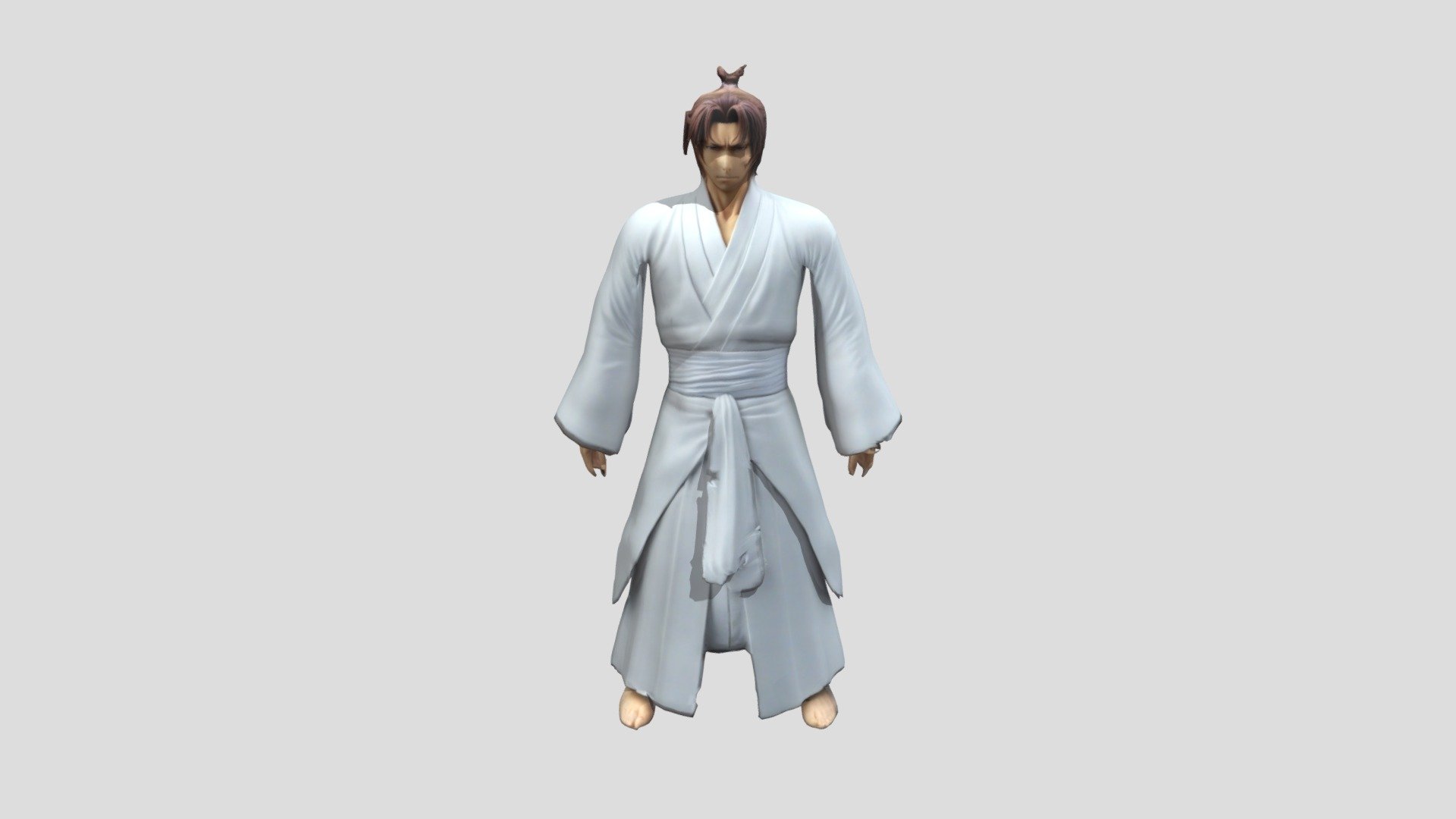 Aizen Sosuke - 3D model by ikolonderman [744eeea] - Sketchfab
