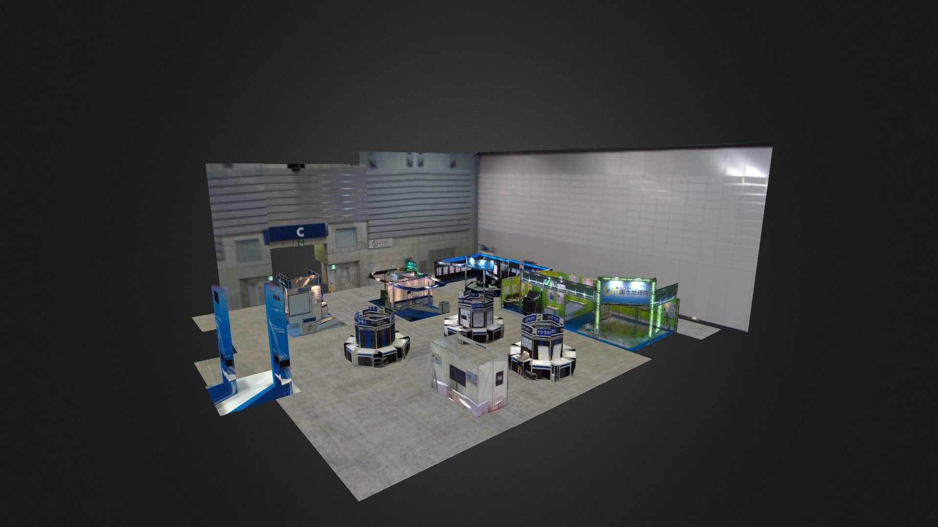 EVENT HALL - 3D model by tomoya-i [744f8f7] - Sketchfab