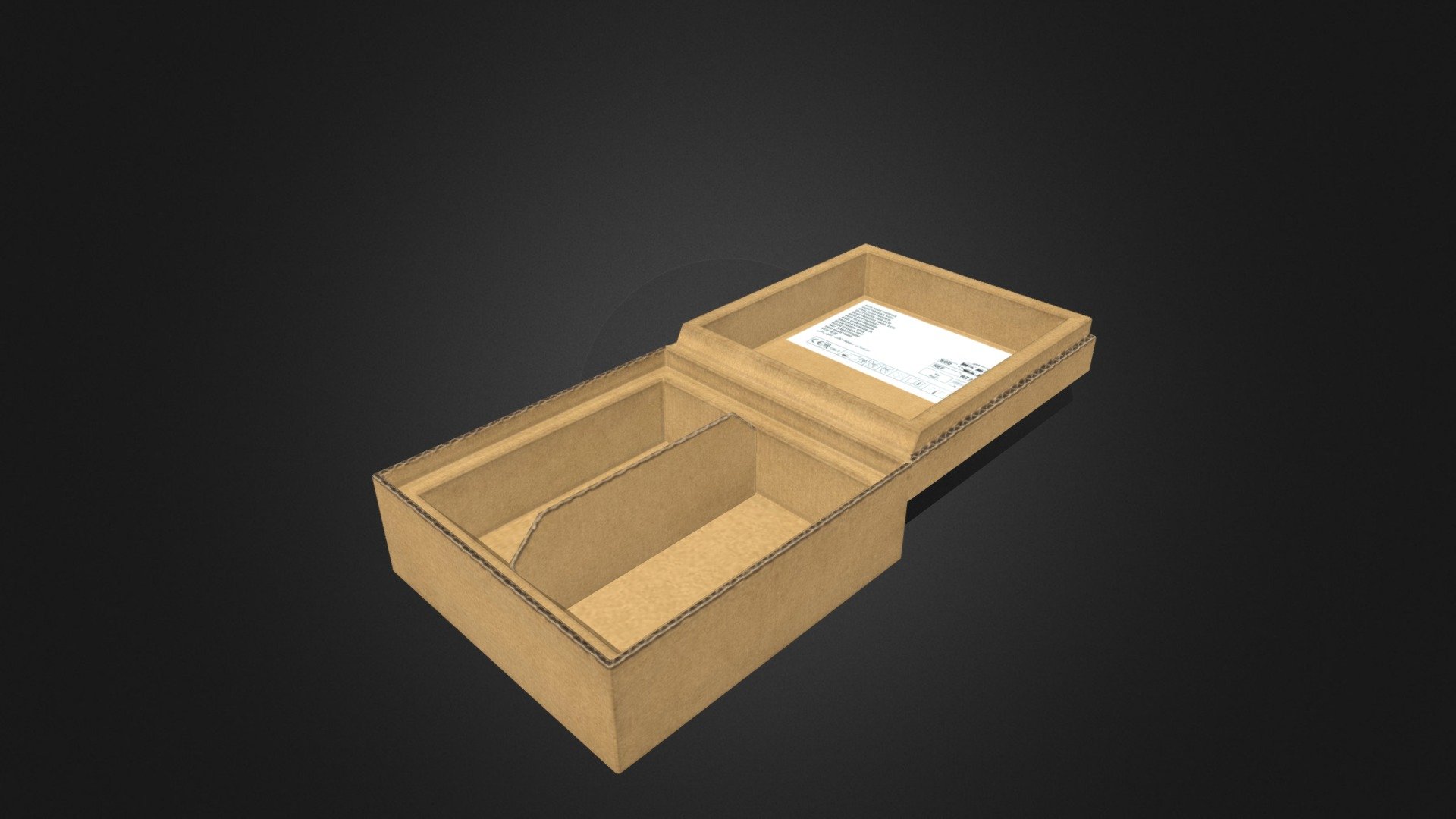 Engine-Ready Cardboard Box - Buy Royalty Free 3D model by David ...