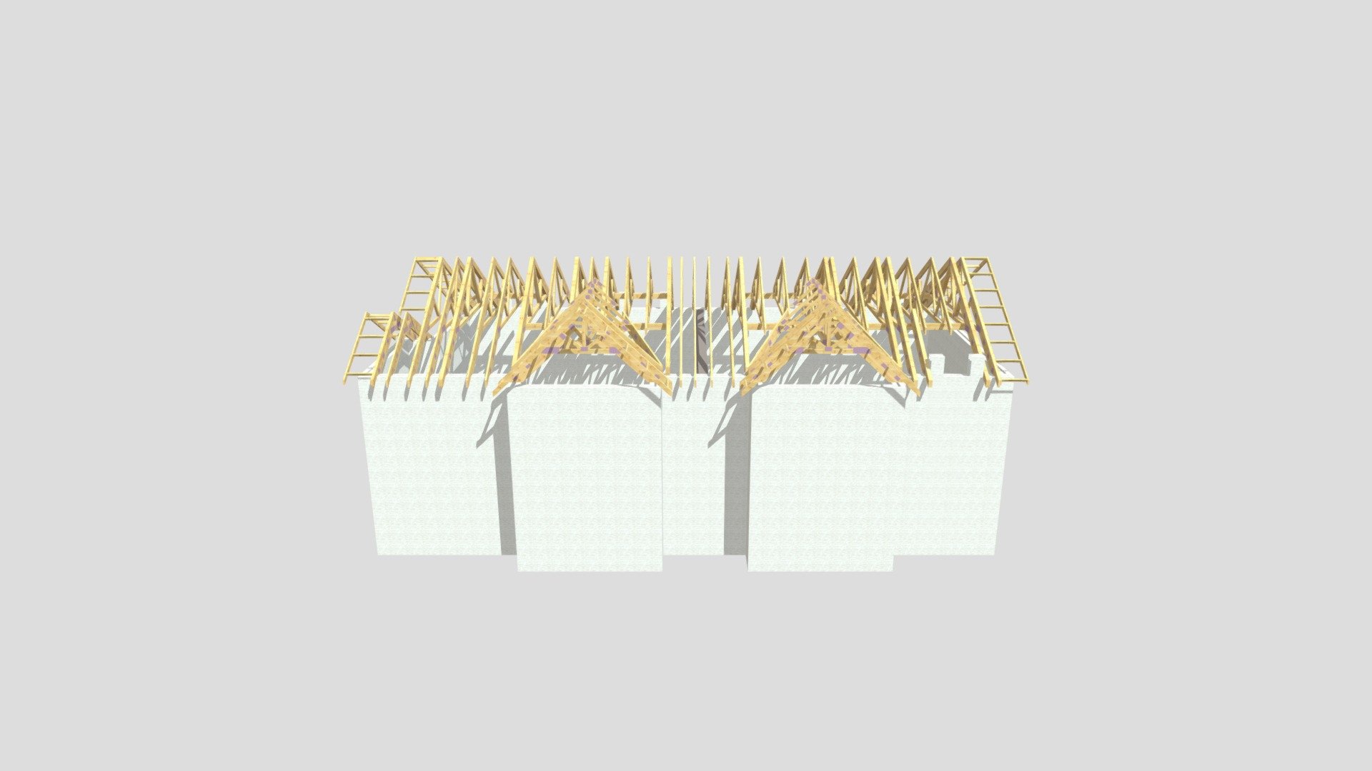 Dunlavin Unit_15-16_roof_trusses - Download Free 3D model by Dermf ...