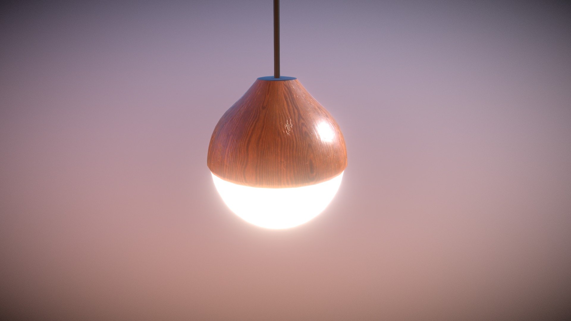 Game Ready Lamp Hanging Retro Ball - Buy Royalty Free 3D model by ...