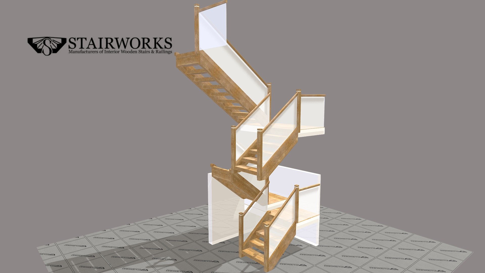 SLOOT_LOT_1_FOX RUN_RAILING_DESIGN_no riser opti - 3D model by STW ...