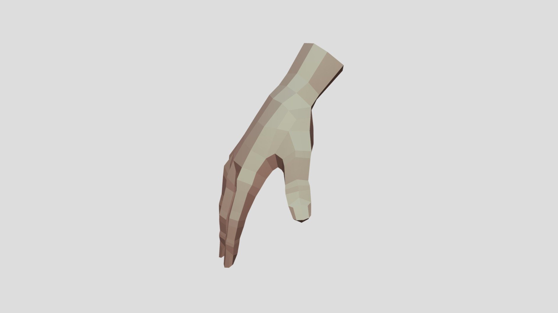 hand_low_poly - 3D model by bricen (@allyvancleef) [7451f6f] - Sketchfab