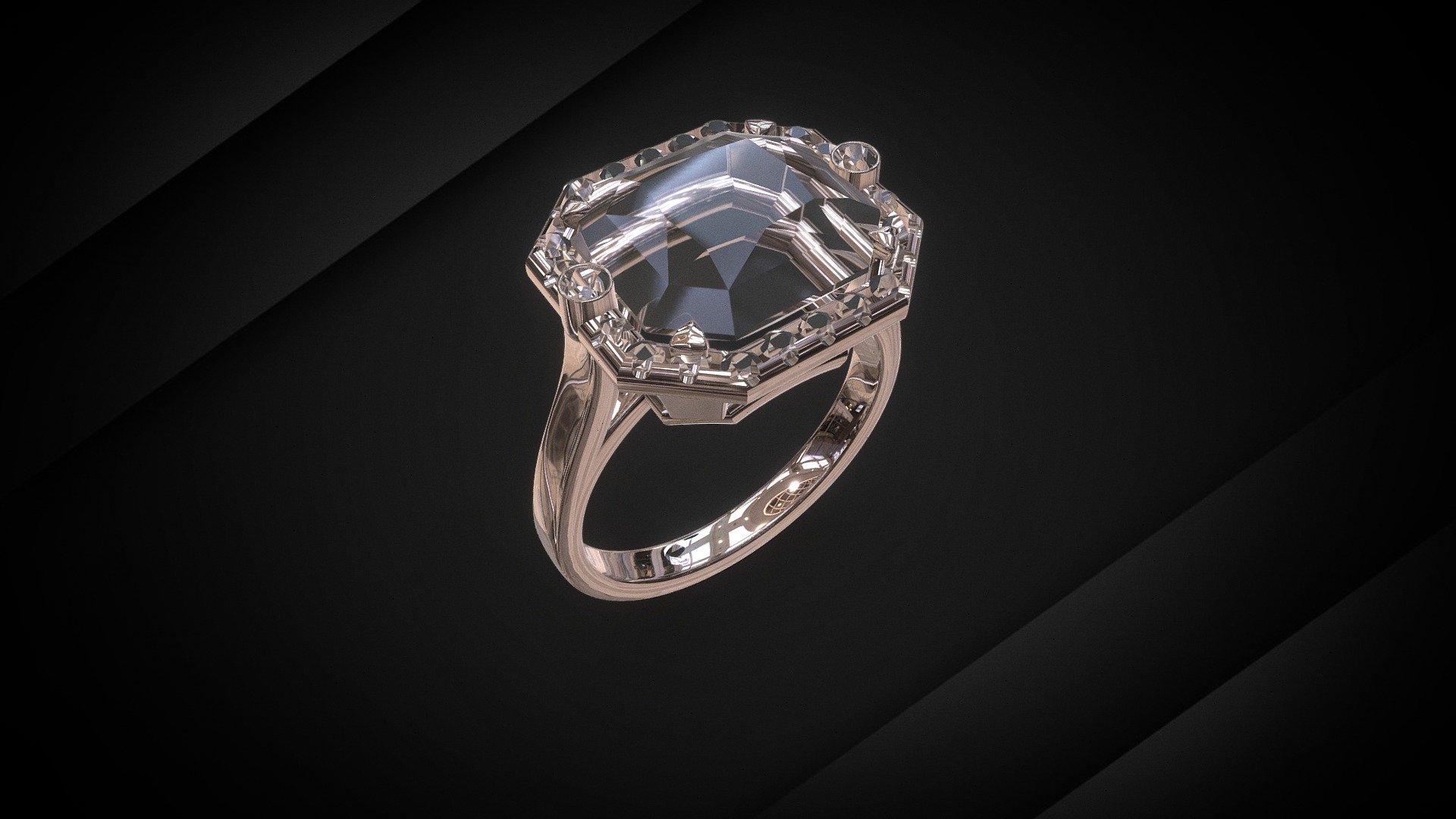 Radiant Ring Design 2 - 3D model by Luis Rocha (@TherochaDesigner ...