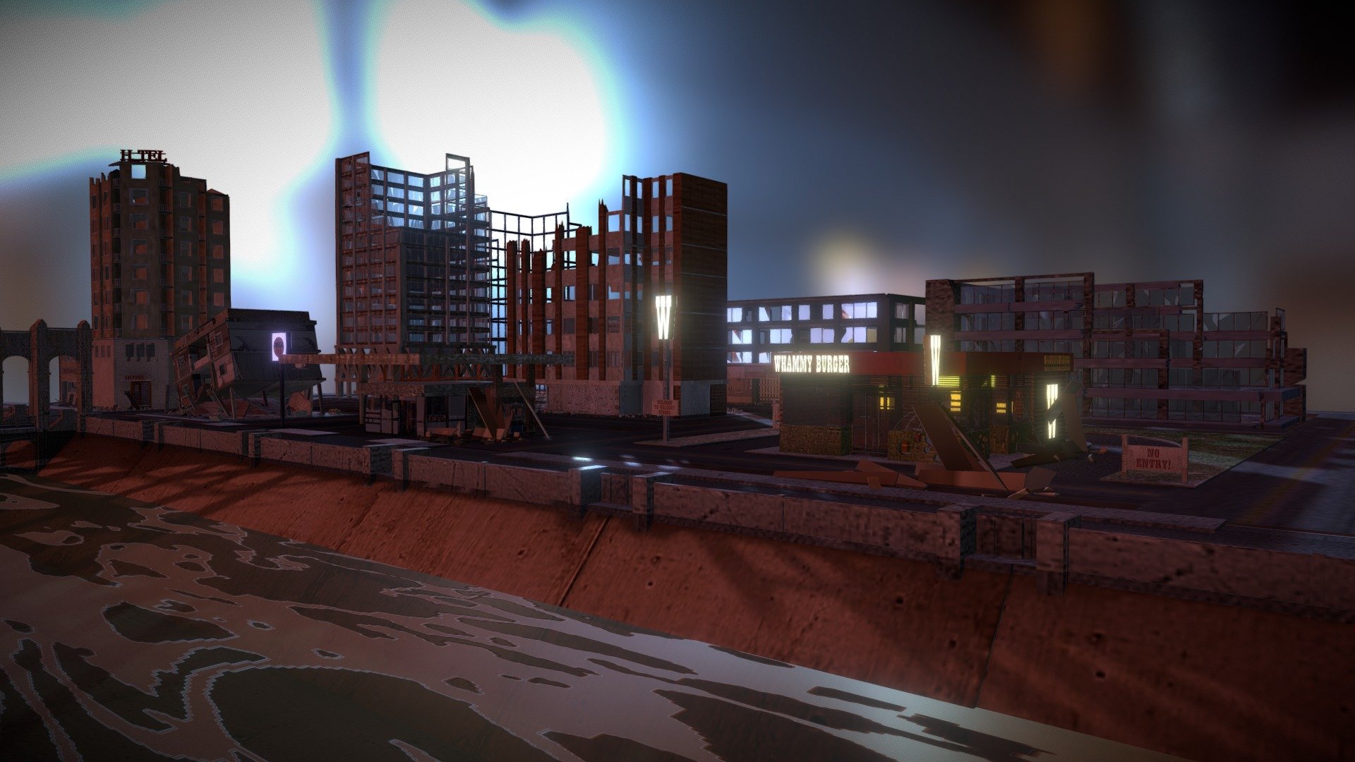 City Destroyed Level 2 - Buy Royalty Free 3D model by pixol3d [7453400 ...