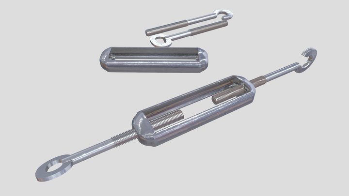 Turnbuckle 3D models - Sketchfab