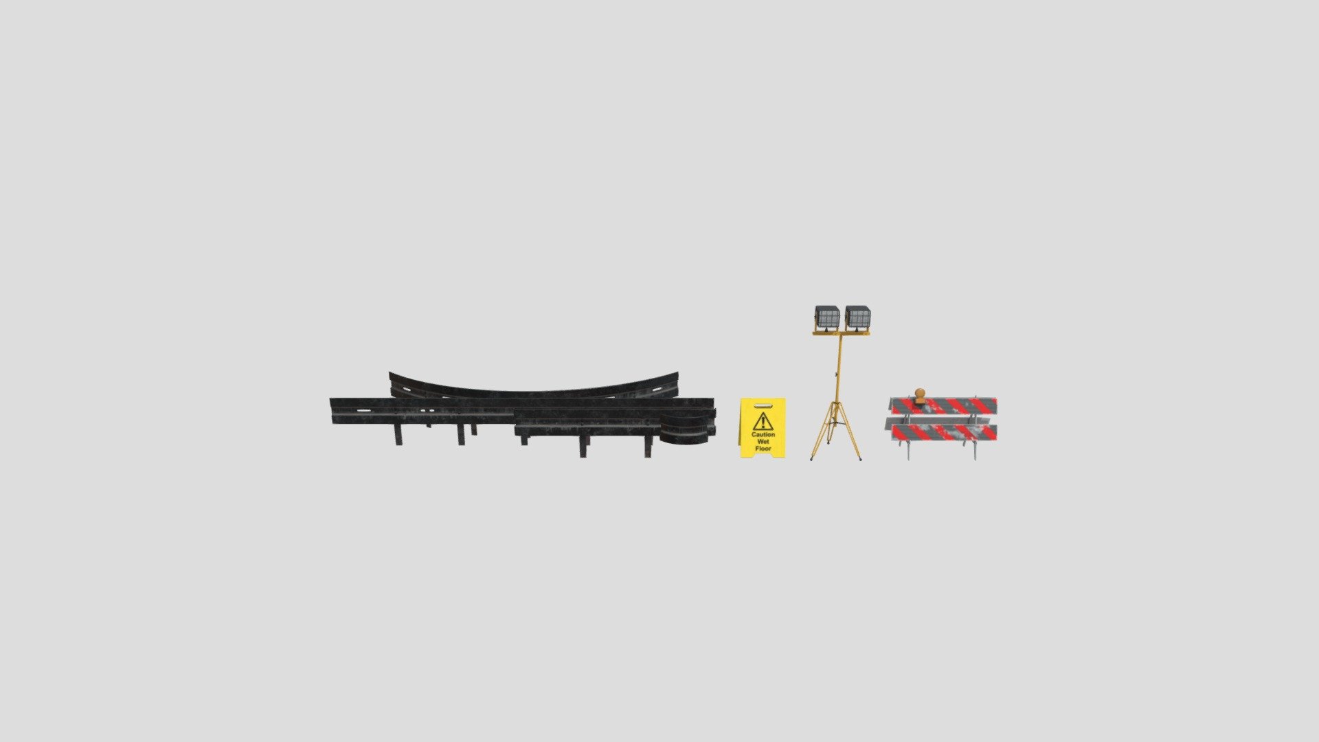 street props 1 AM211 Archmodel - Buy Royalty Free 3D model by ...