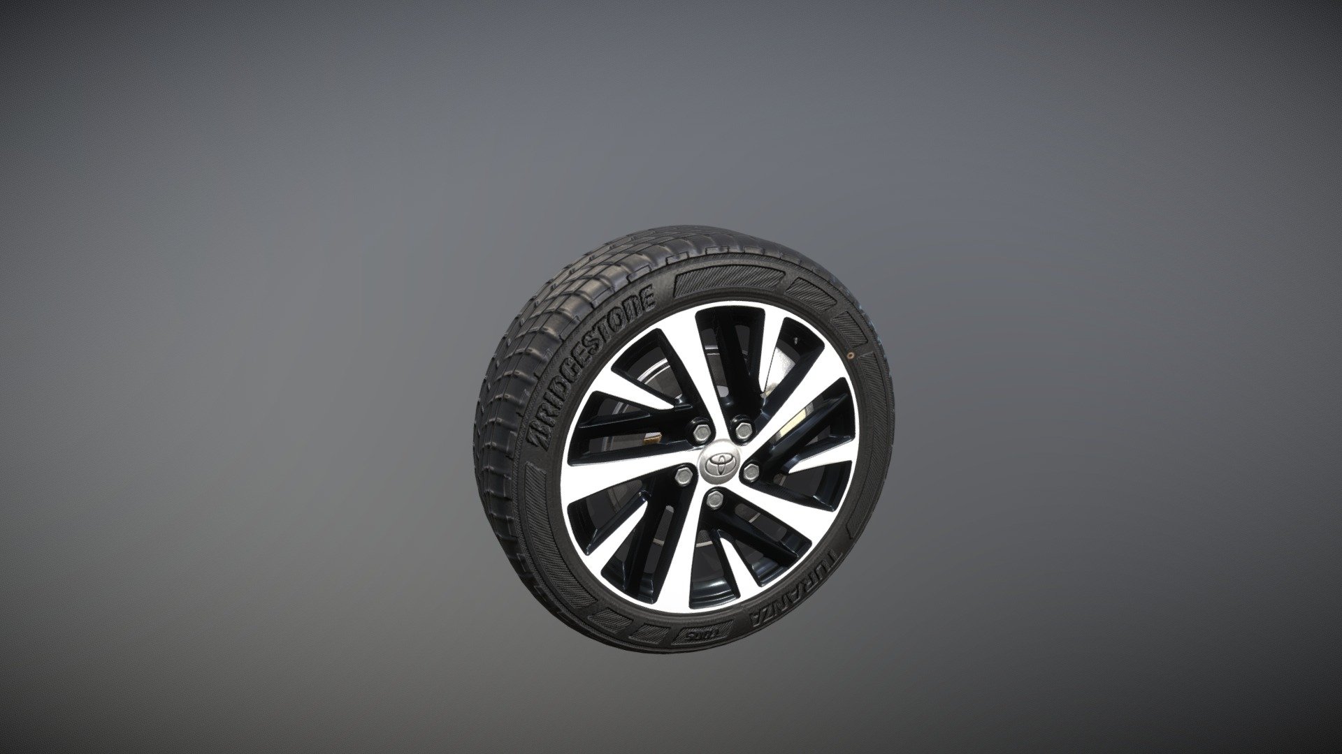 Alloy Wheel - Download Free 3D model by hirabanika [7454eb7] - Sketchfab