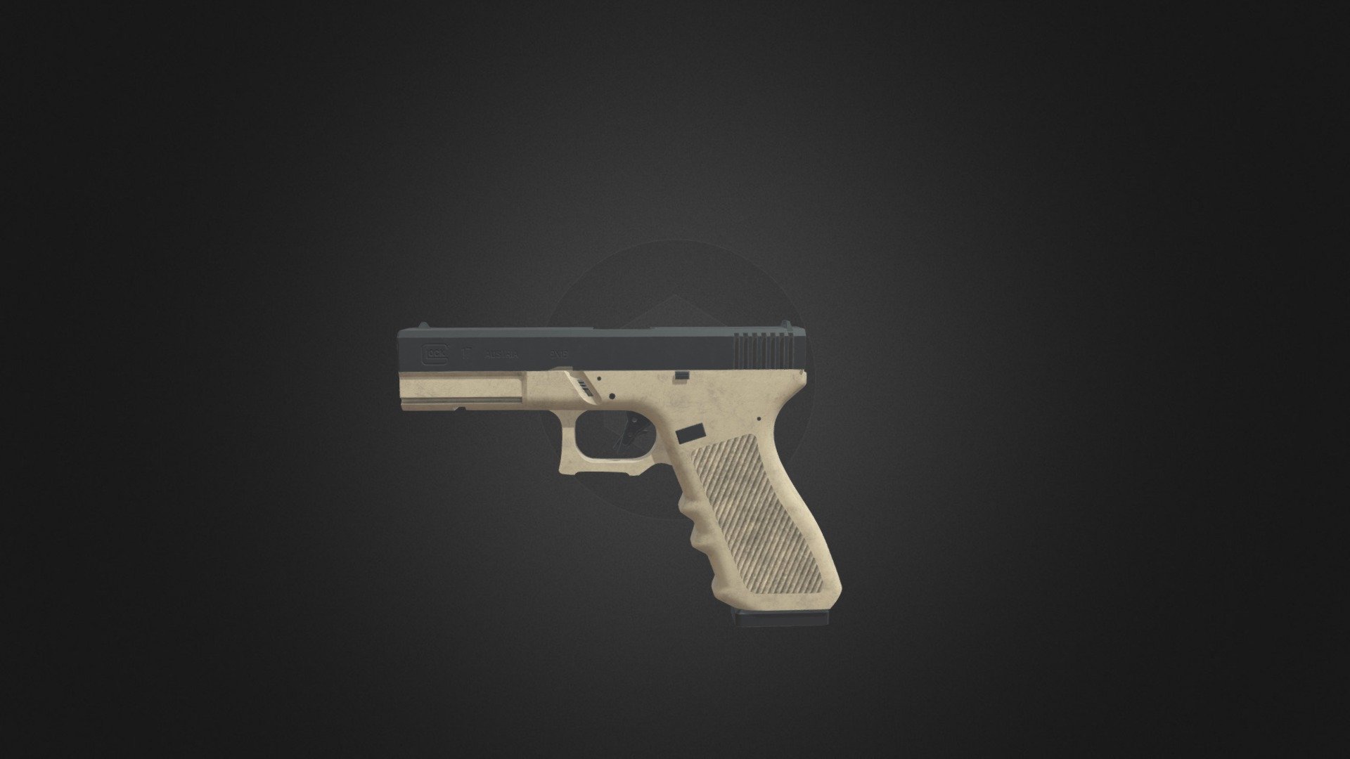Pistol G17 (tan) - 3D model by King-Redscorpion [7456263] - Sketchfab