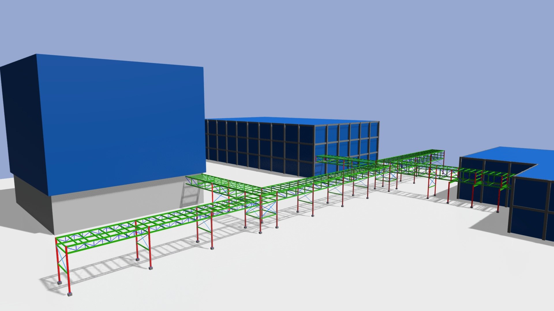 Pipe Rack - 3D model by JACKSTEEL ENGENHARIA (@JACKSONJADER) [7457205 ...