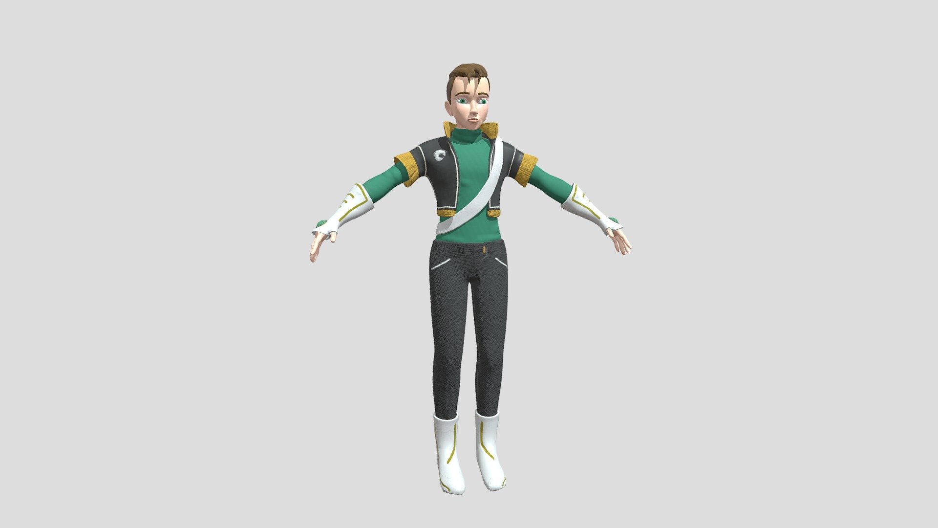 Game Ready Character - 3D model by brandon15welch [7457634] - Sketchfab