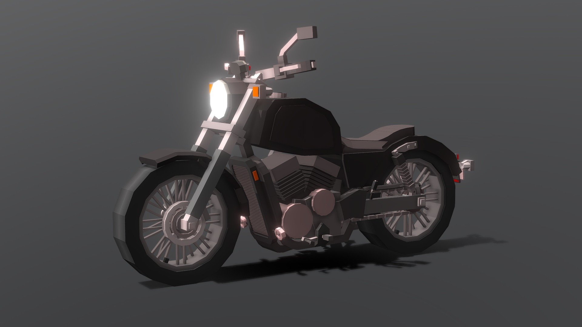 Honda Shadow RS 2010 - 3D model by SpiicyMiata_ [745822f] - Sketchfab
