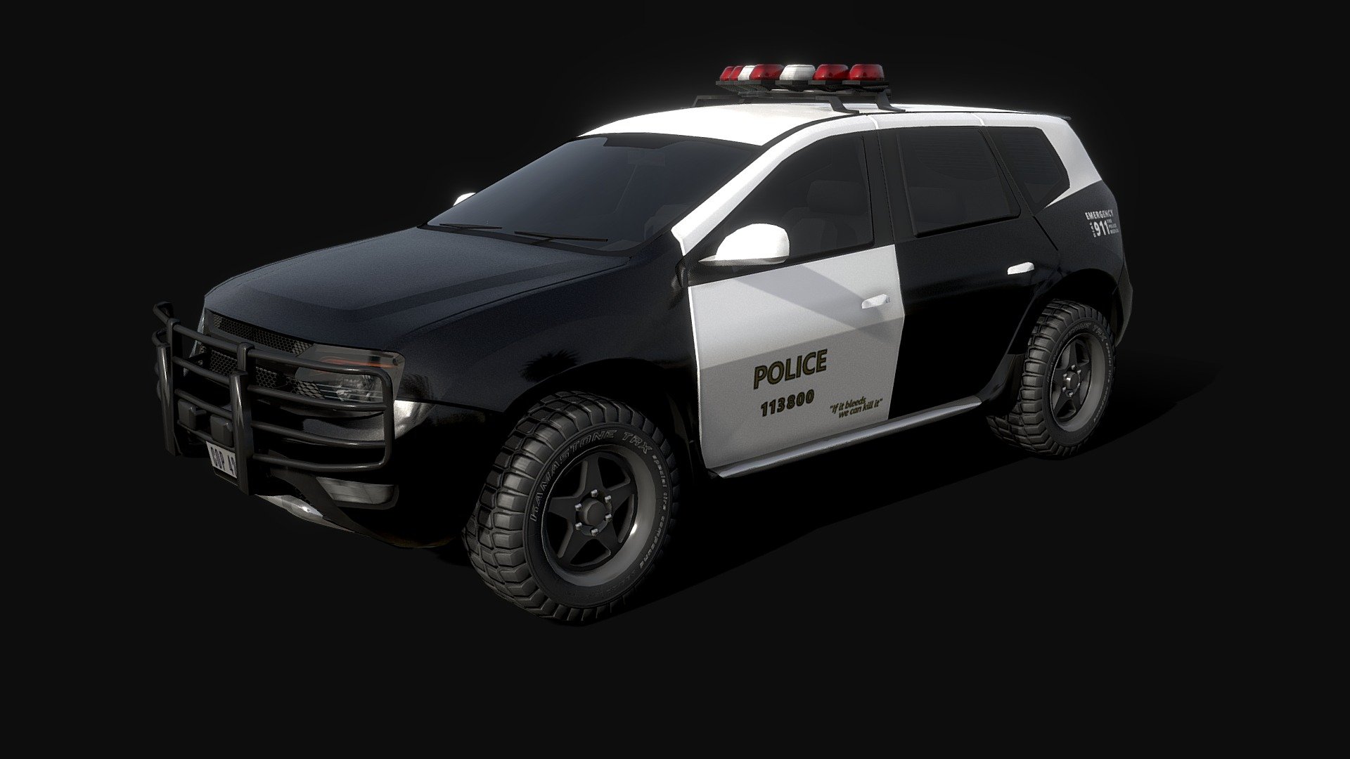 Urban '10 Cop Enforcer - Low poly model - Download Free 3D model by ...