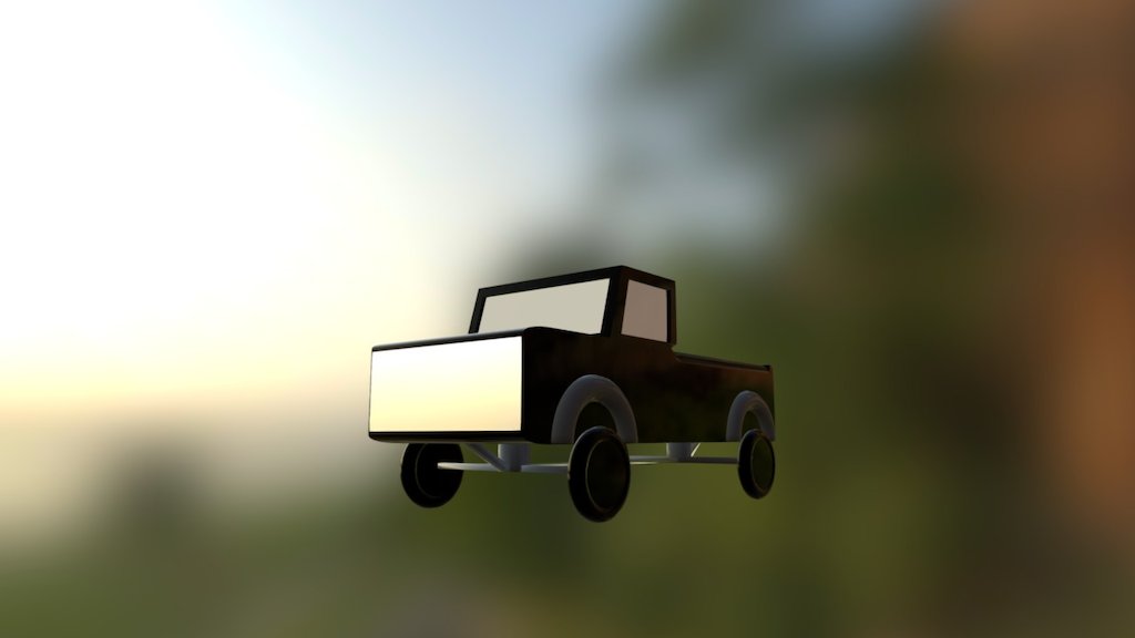 Low Poly Pick Up Truck - 3D model by Nathan Choo (@NathanChoo) [7458386 ...